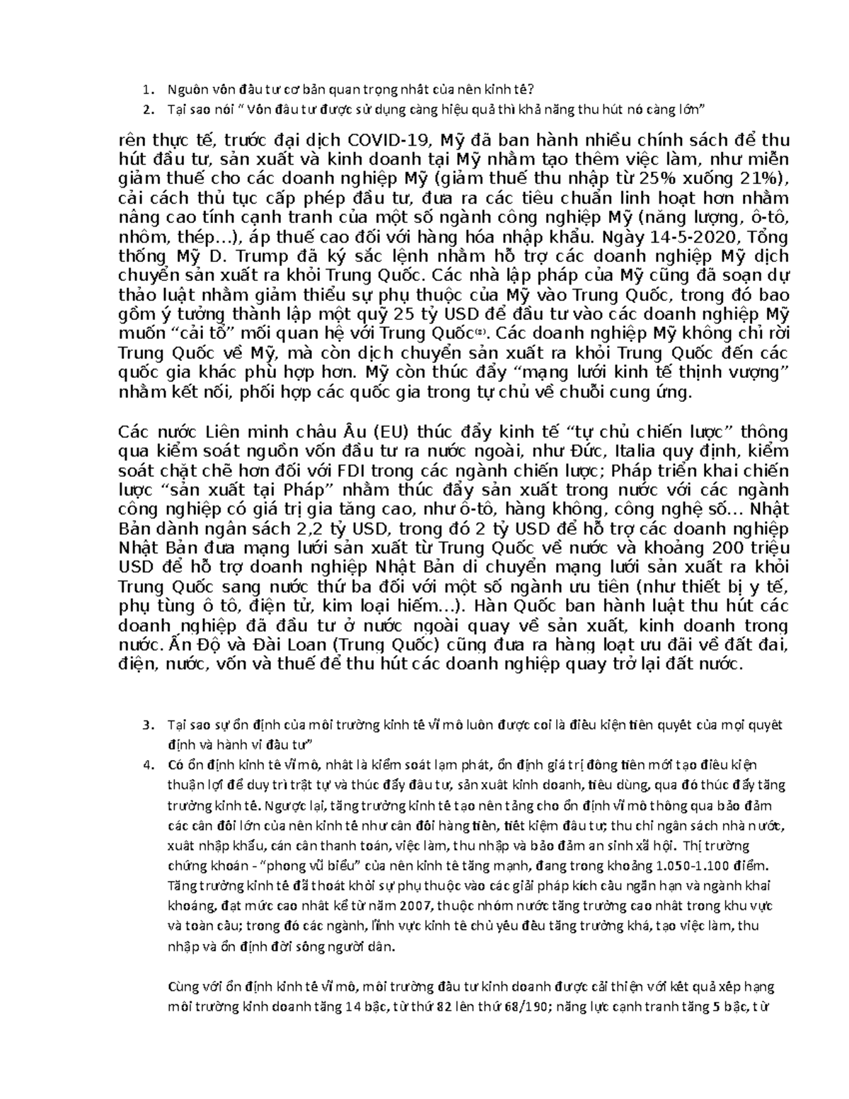 Nguồn vốn đầu tư cơ bản quan trọng nhất của nền kinh tế - Nguồồn vồốn đầồu t ư c ơ b n quan tr ...