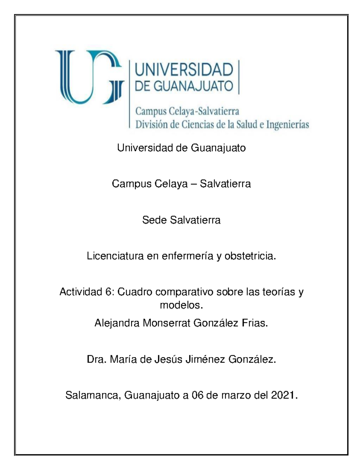 Alejandra Monserrat Gonzalez Frias 2199022 0 - Universidad de ...