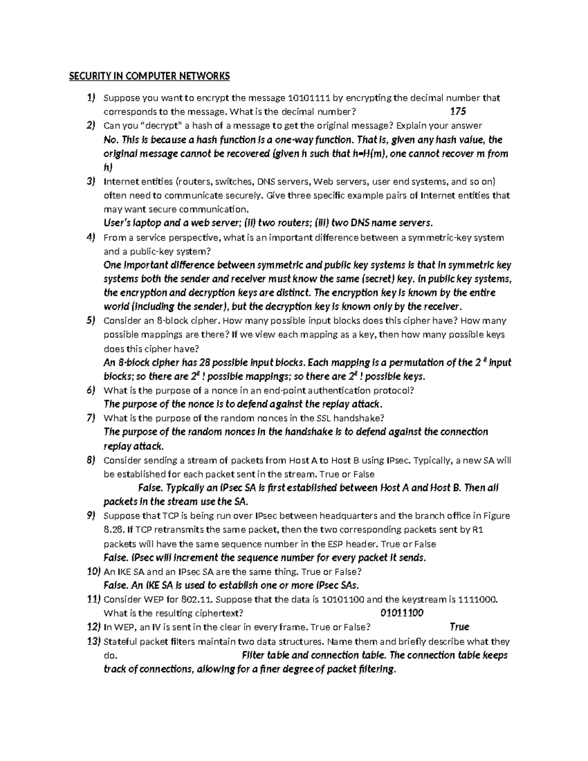 Chapter 8- Security IN Computer Networks - SECURITY IN COMPUTER NETWORKS Suppose you want to ...
