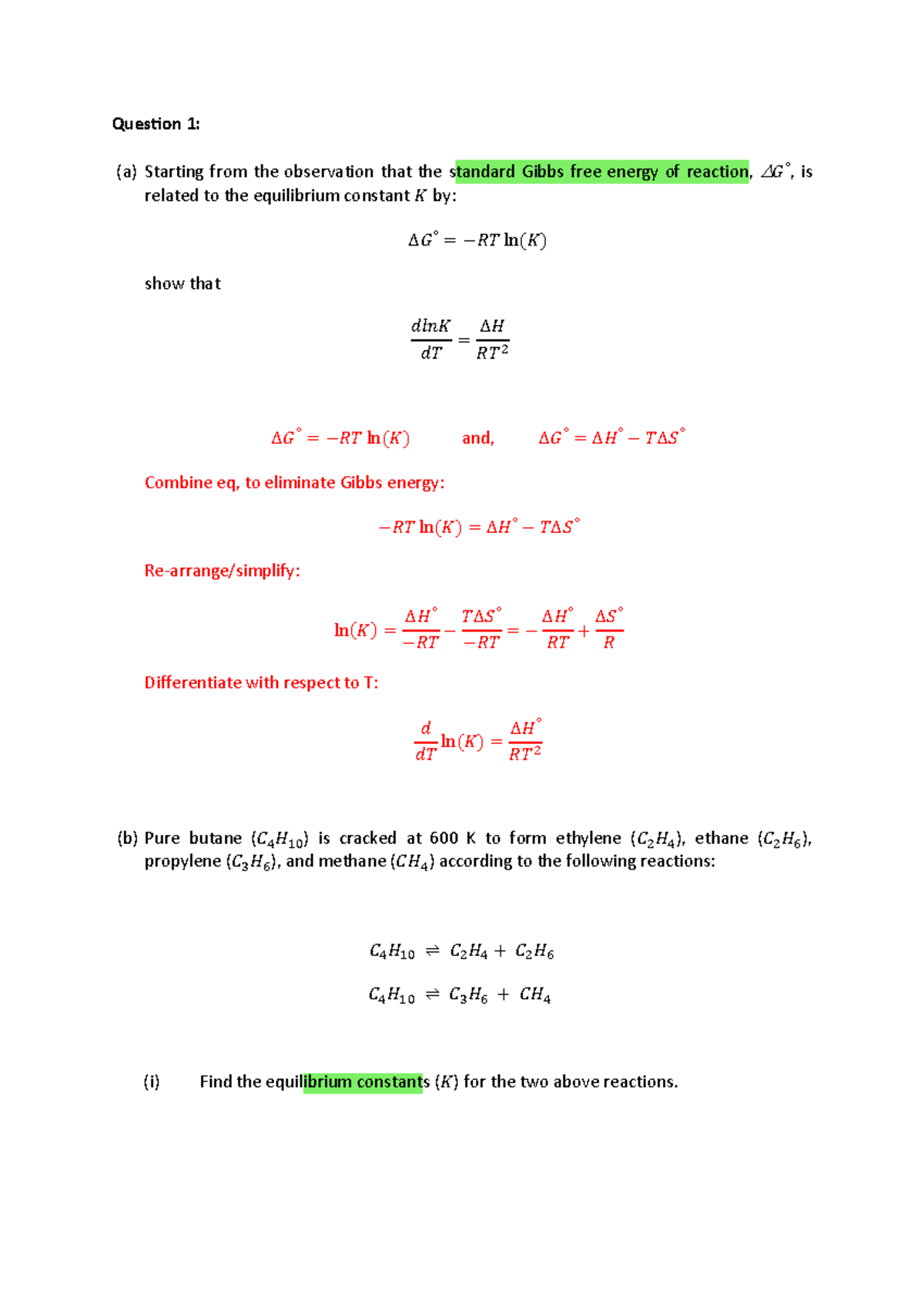 ART Tutorial (Week 8) Answers - QuesƟon 1: (a) Starting from the observation that the standard ...