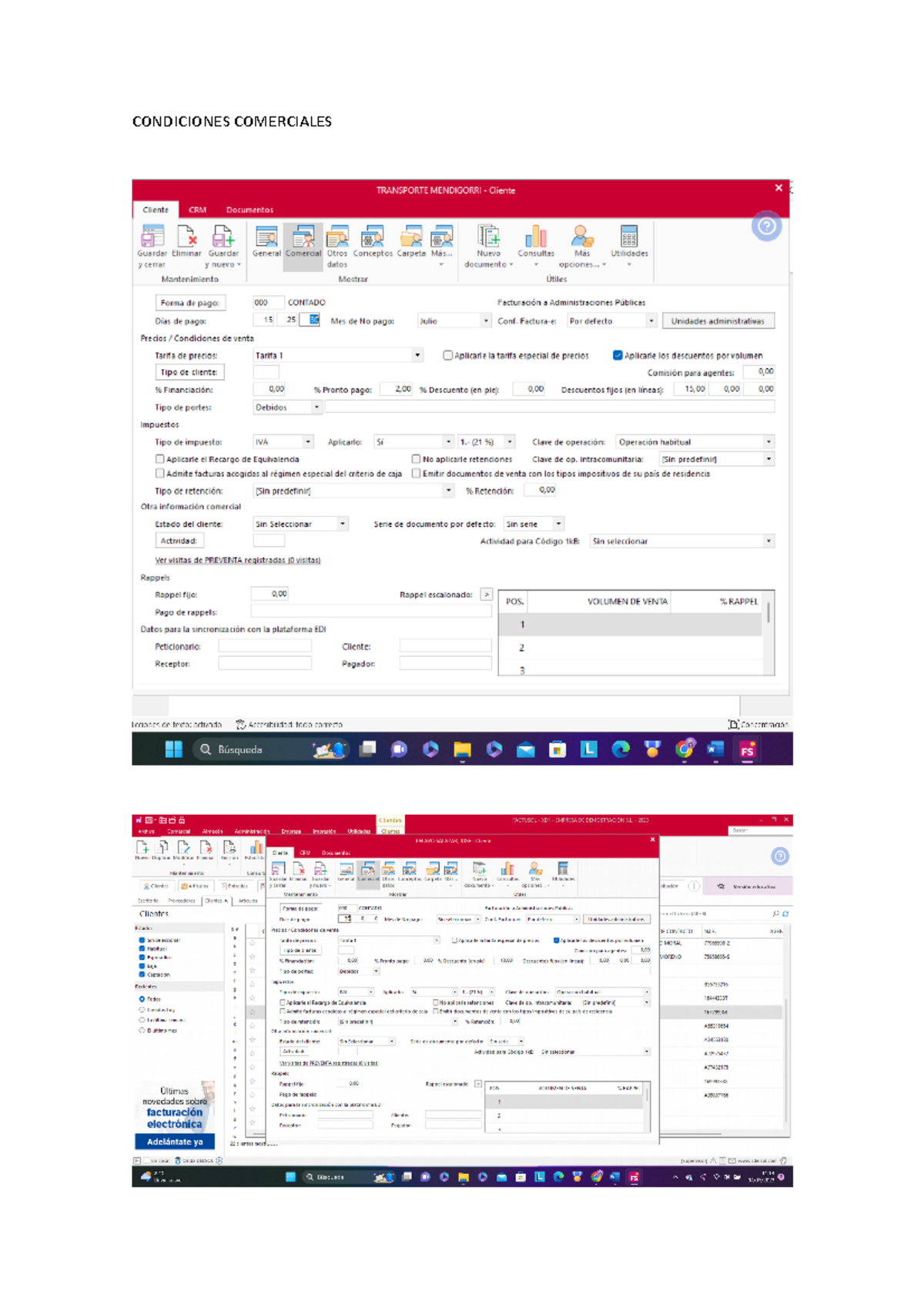 Condiciones Comerciales - Contabilidad y fiscalidad - CONDICIONES COMERCIALES - Studocu