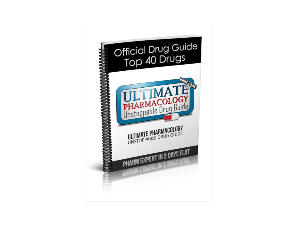 TOP 40 Drugs USED - for pharm - Page 2 PAIN MED. MED Name/class Safe ...