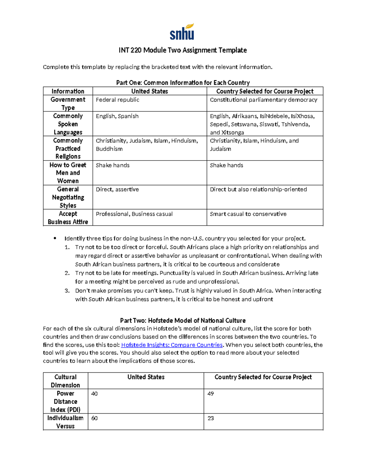 INT 220 Module Two Assignment Template - INT 220 Module Two Assignment ...