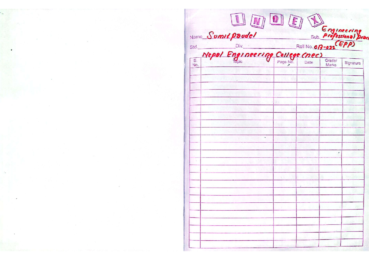 Notes on Engineering Professional Practices (EPP) by Sumit Paudel ...