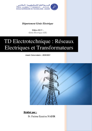 QCM N°1 Correction - Machines Electriques - QCM N°1 - Correction ...
