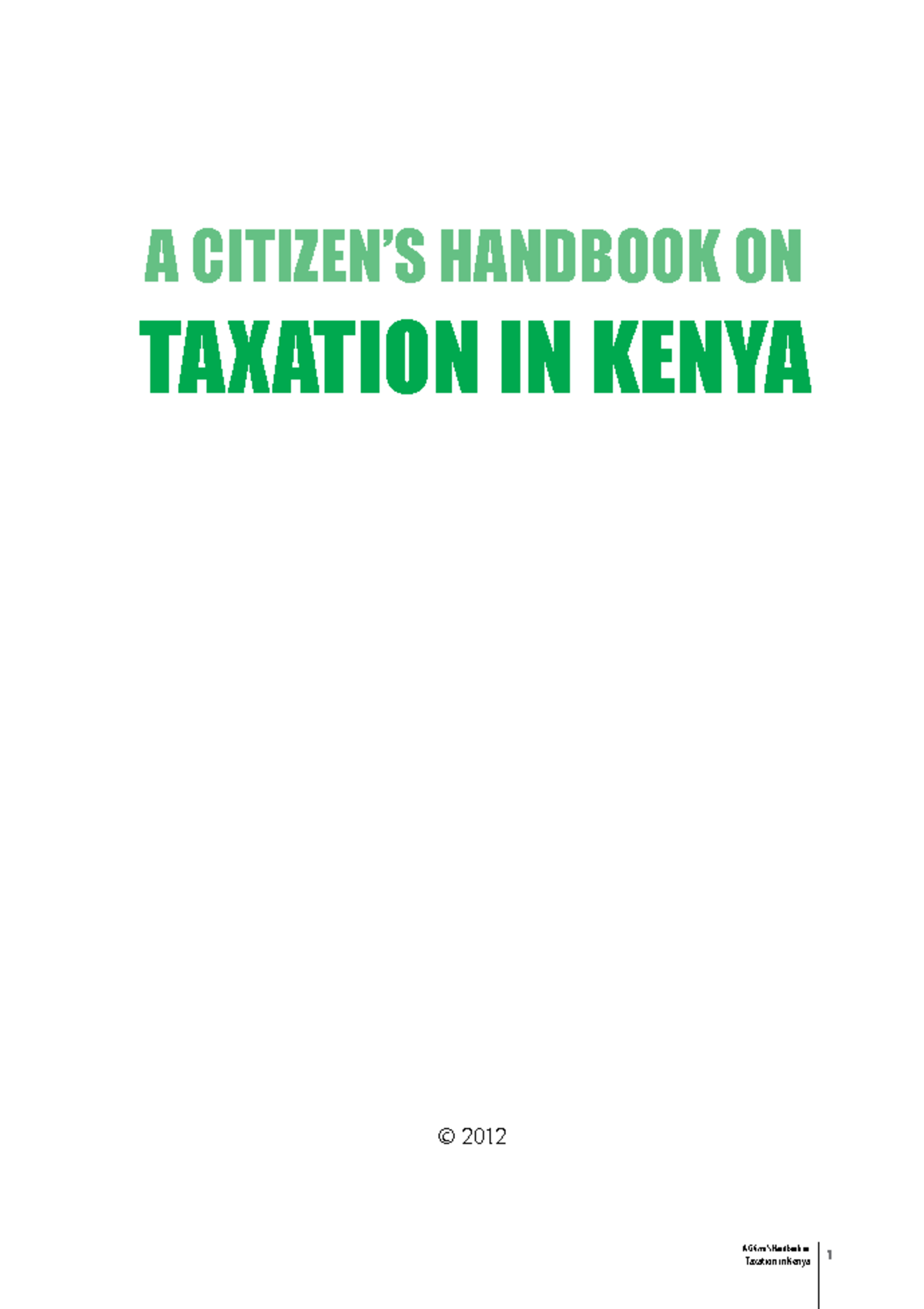 Tax-Handbook - sample for tax calculation procedures - A Citizen’s ...
