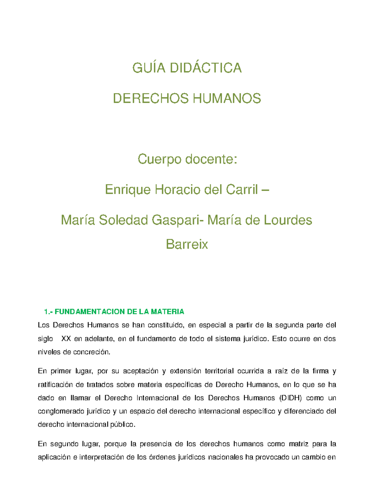 GUIA Didactica Derechos Humanos Fasta .docx (1).docx Final - GUÍA DIDÁCTICA DERECHOS HUMANOS ...