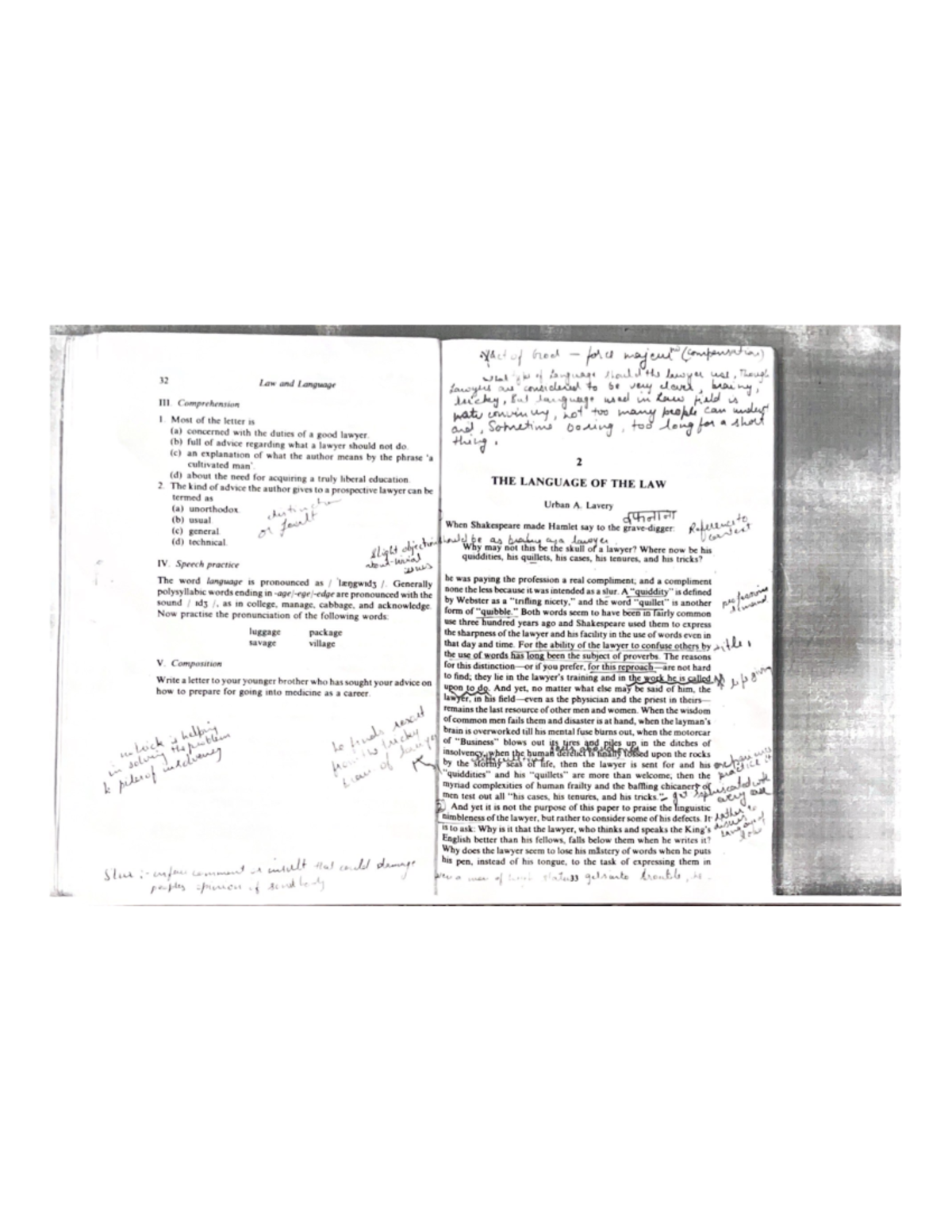 Chapter 1 - The Language Of Law - B.A.LLB. - Studocu