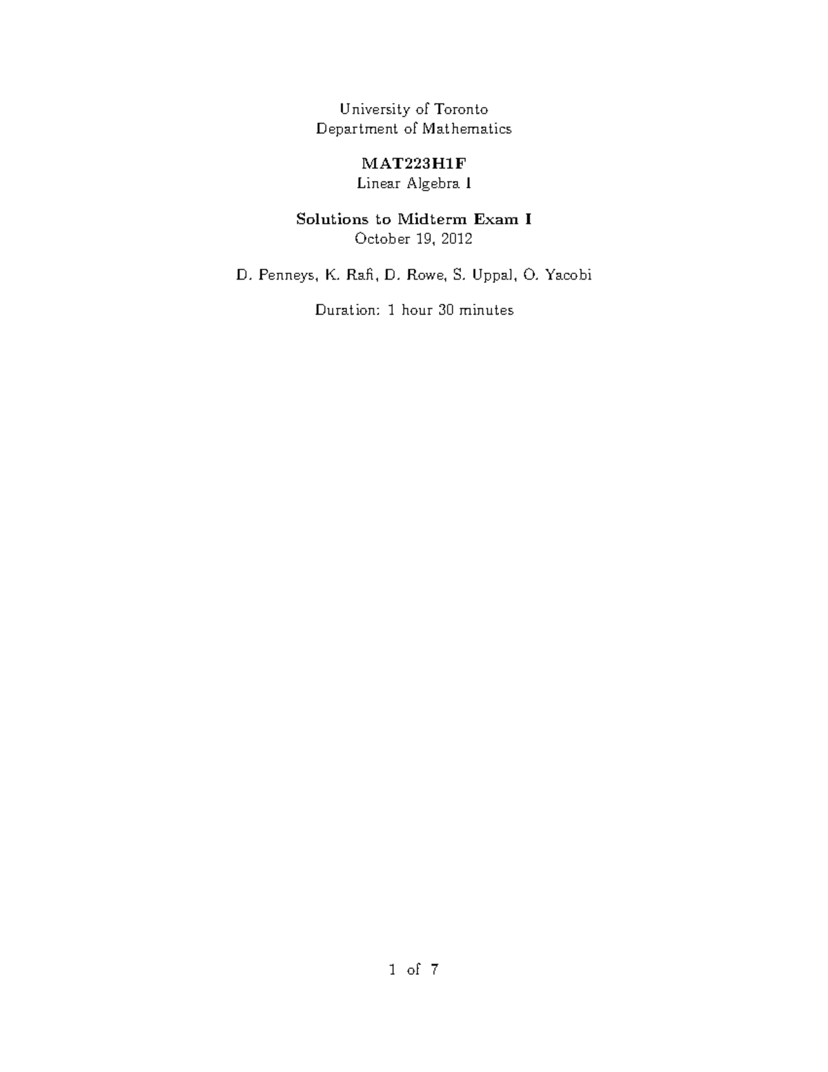 223_tt1_2012_onlyQ - University of Toronto Department of Mathematics ...