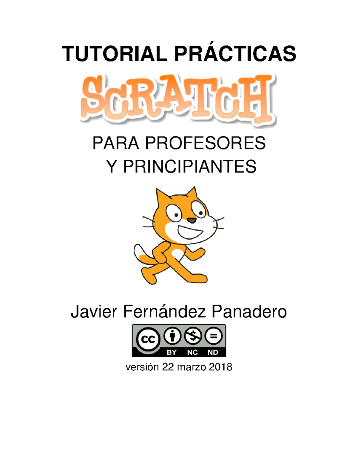 Prc3a1cticas scratch 02 04 2018 v2 - TUTORIAL PRÁCTICAS PARA PROFESORES ...