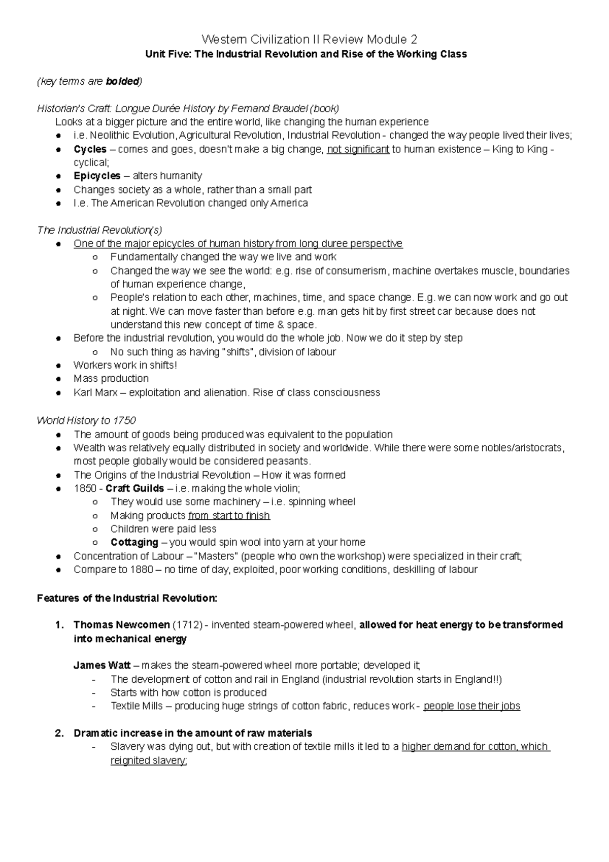 Western Civilization II (1) copy - Western Civilization II Review ...