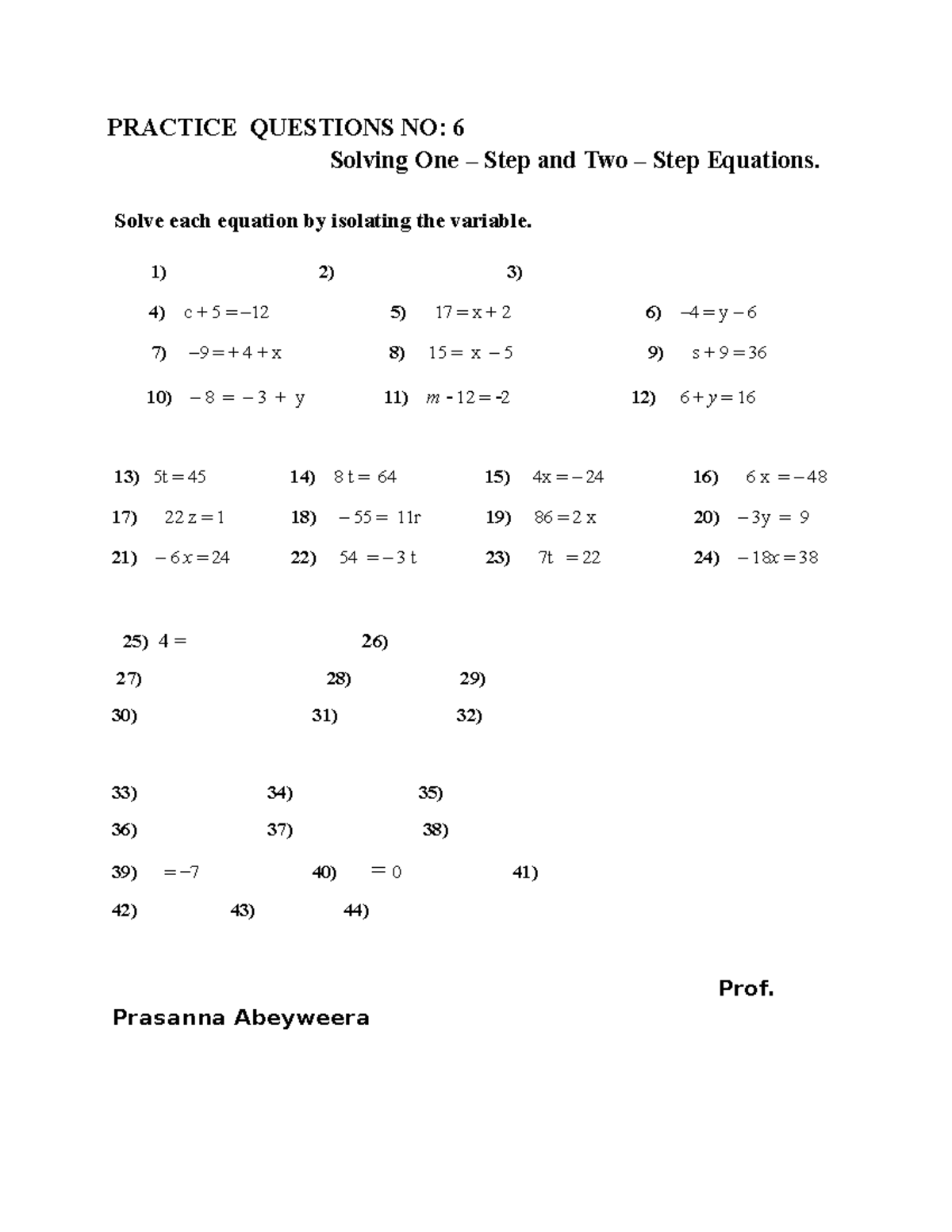 ma-050-practice-questions-no-6-solving-one-and-two-step-equations