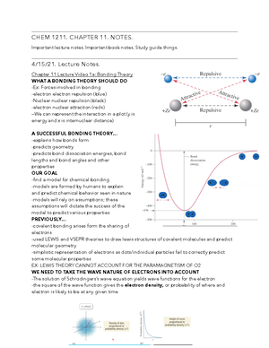 CHEM CH 3 Notes - Seivert - CHEMISTRY 1211. CHAPTER THREE. Important ...
