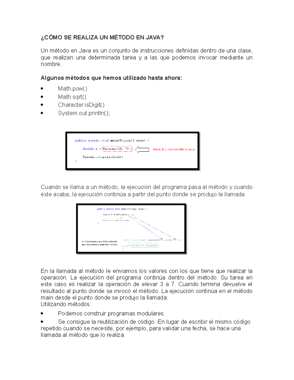 CÓMO SE Realiza UN Método EN JAVA - ¿CÓMO SE REALIZA UN MÉTODO EN JAVA ... CÓMO SE Realiza UN Método EN JAVA - ¿CÓMO SE REALIZA UN MÉTODO EN JAVA ...