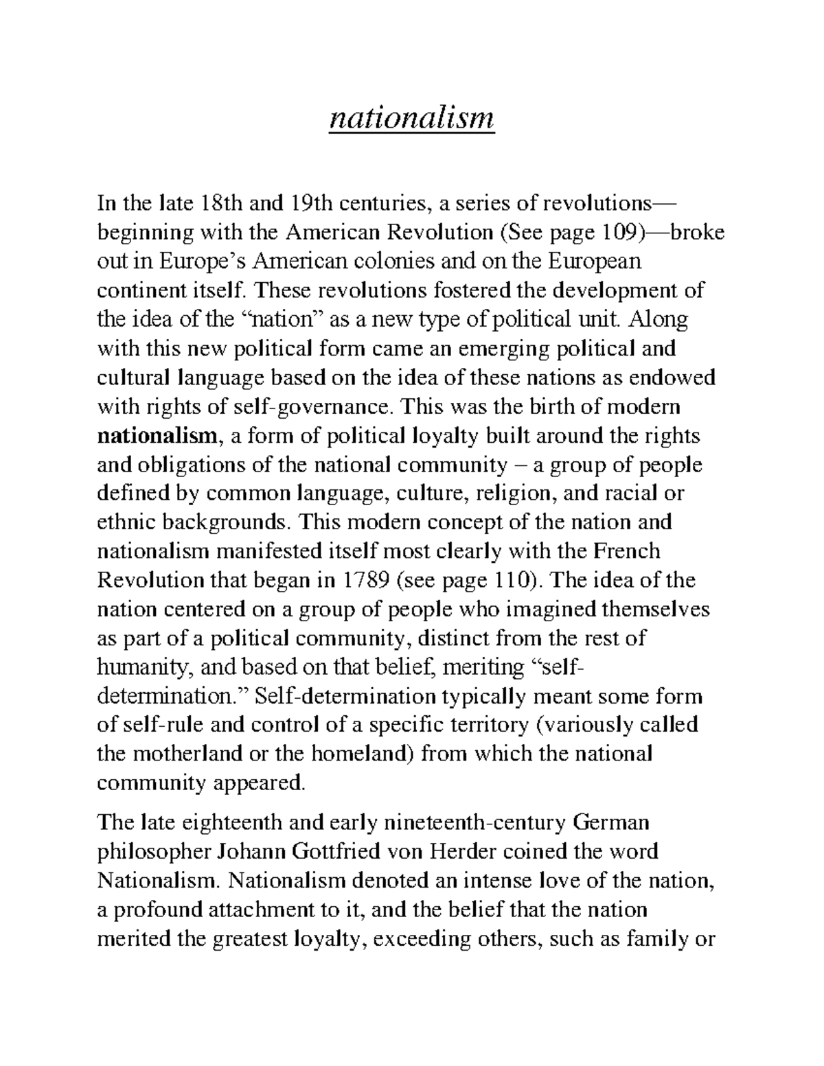 Nationalism - In the late 18th and 19th centuries, a series of ...