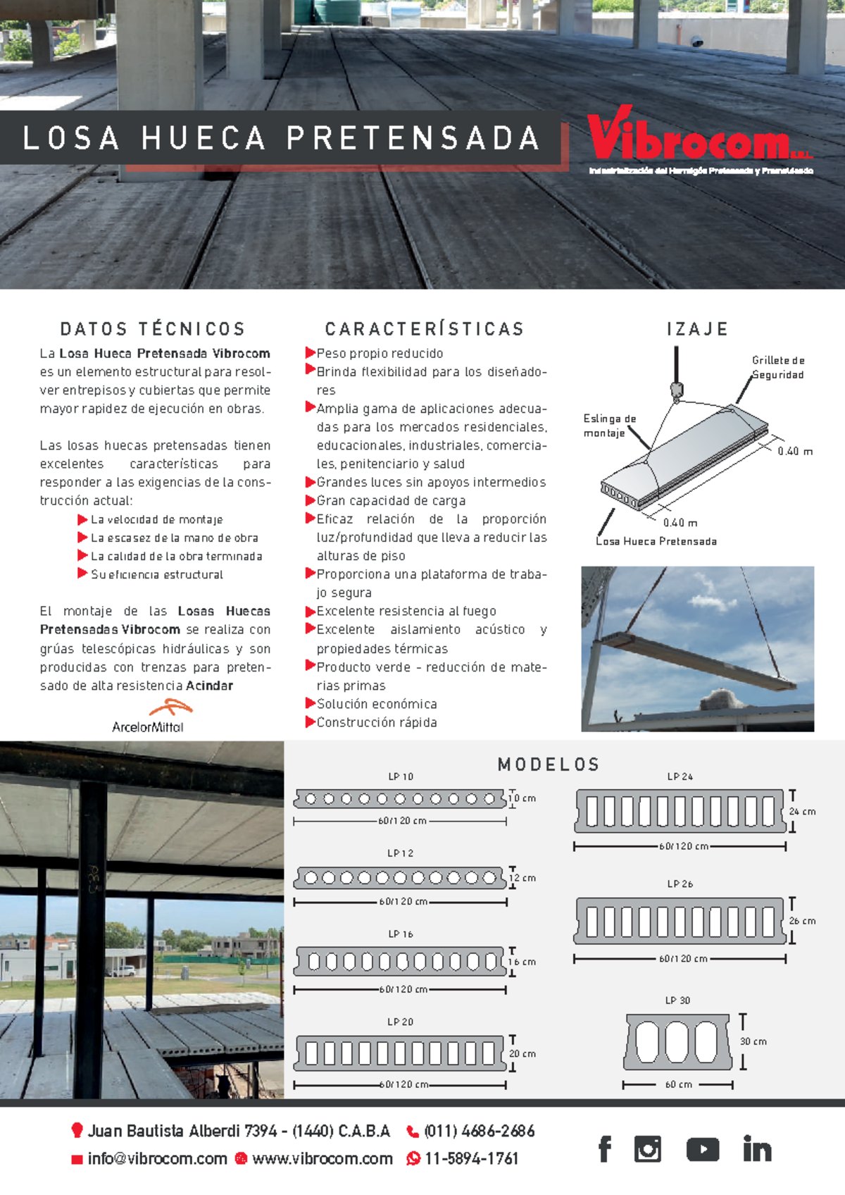 Losa hueca pretensada - Las losas huecas pretensadas tienen excelentes ...