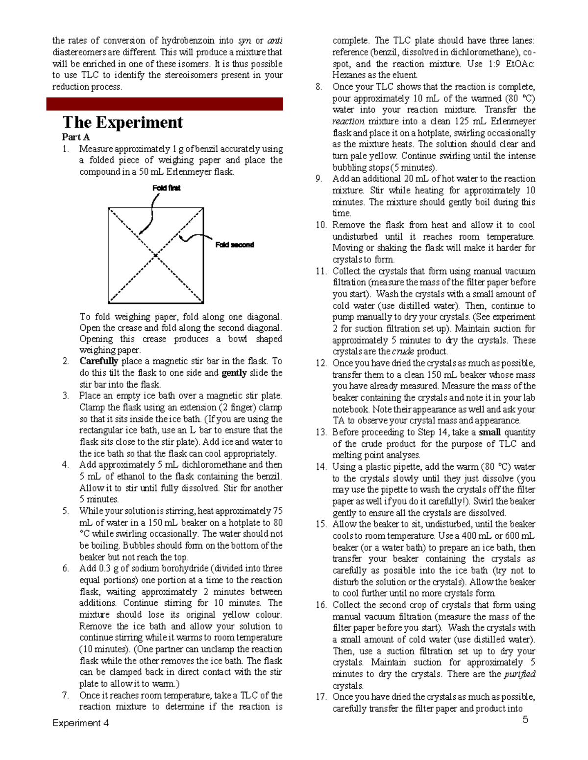 2024 experiment 4 - Experiment 4 5 the rates of conversion of ...
