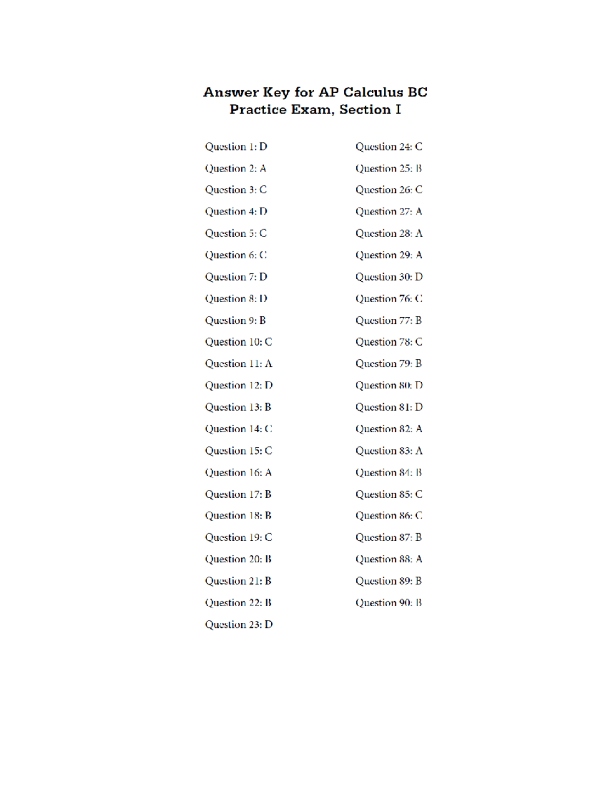 AP Calculus BC Solutions and Scoring Guide - MATH 324 - Studocu