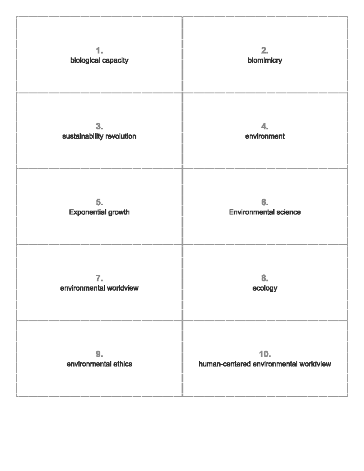 Chapter 1 Flashcards - ENSC 101 - Studocu