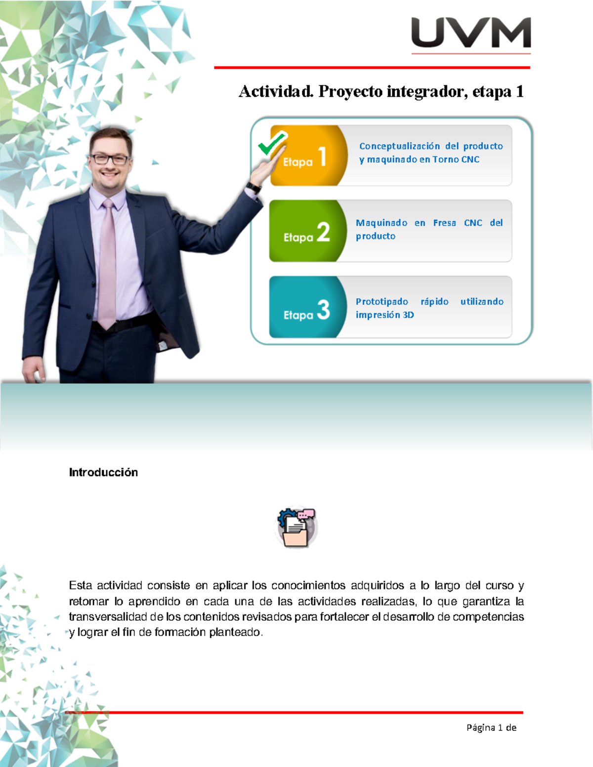 Actividad 11 Proyecto integrador Etapa 2 - Página 1 de Actividad. Proyecto integrador, etapa 1 ...