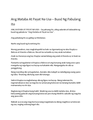 Assessment - Test I. Identification. Direction : Read the statements ...