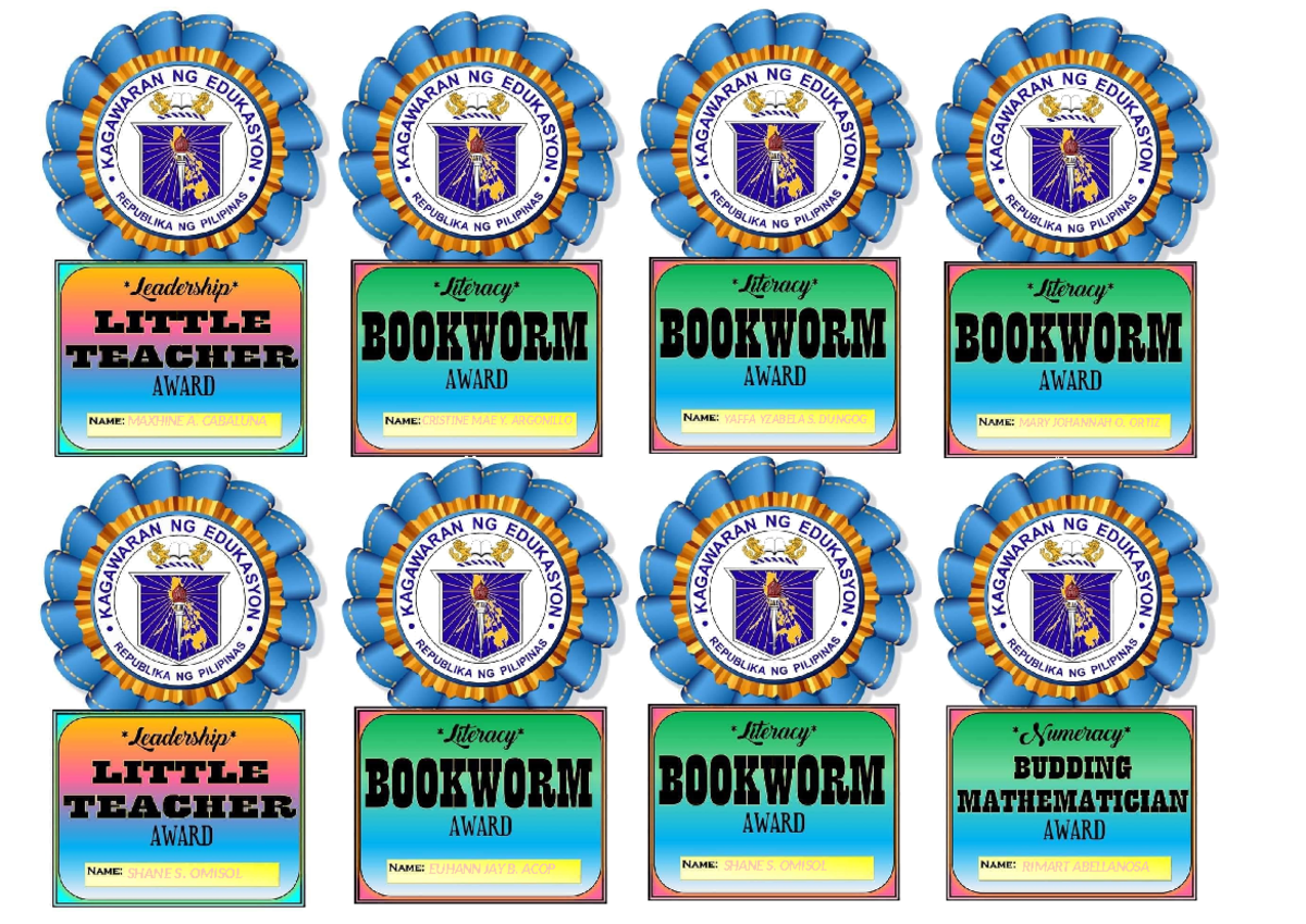 Ribbon NEW 2023 - \ MAXHINE A. CABALUNA SHANE S. OMISOL CRISTINE MAE Y. ARGONILLO YAFFA YZABELA ...