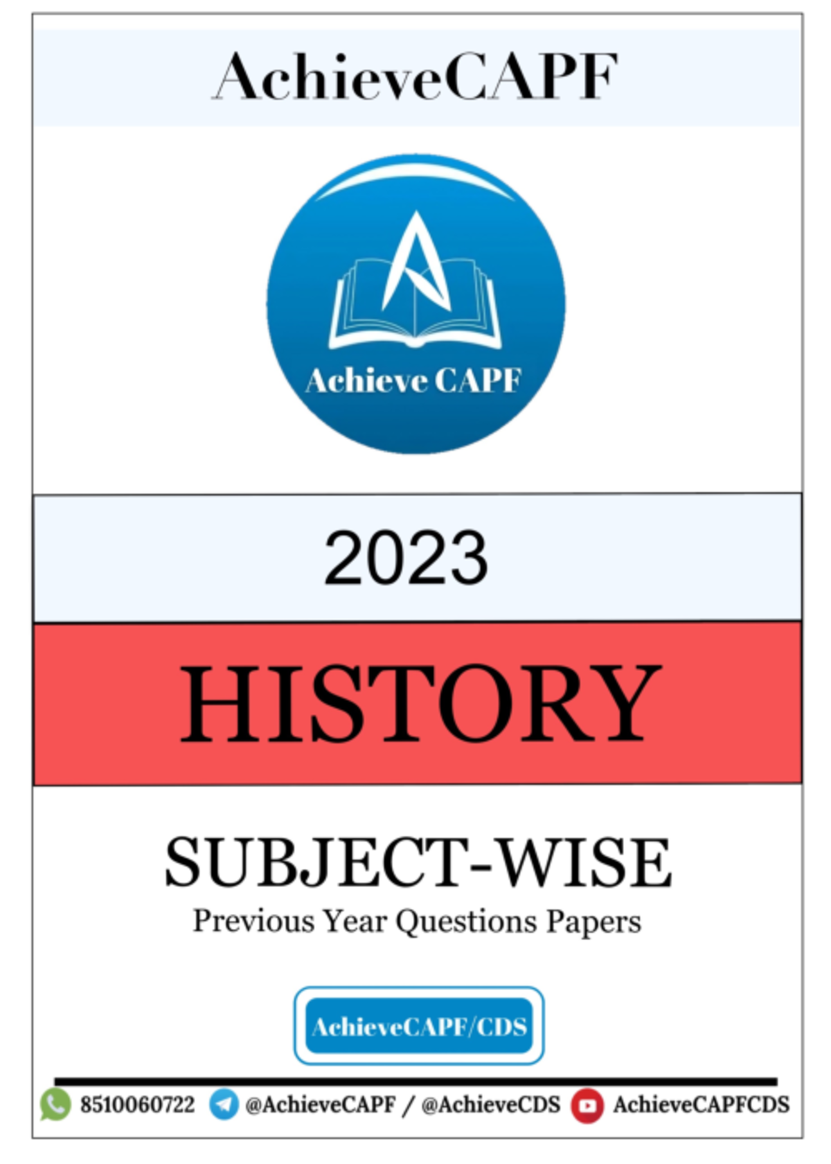 2024 02 06 0 - Mock test - AchieveCAPF Achieve CAPF 2023 HISTORY ...