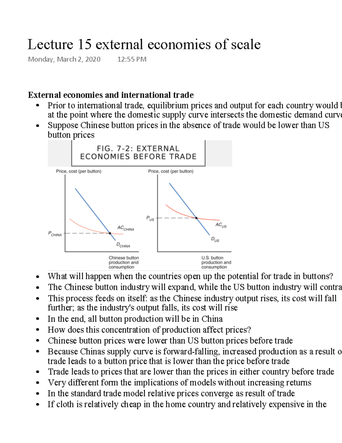 Lecture 15 external economies of scale - Warning: TT: undefined function: 32 Warning: TT ...
