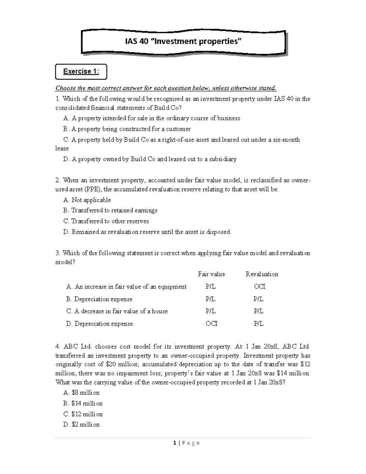 KTQT1 - IAS 40 Investment properties - SV-Out-of-class practice-EN new - - Studocu