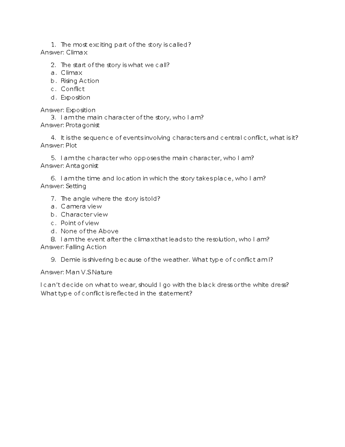 QUIZ plot - Practice quiz for grade 8 on cohesive devices - The most ...