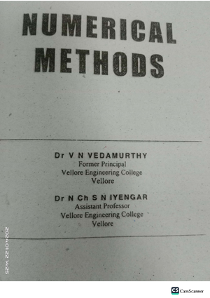 NC Notes - Numerical Computing - Studocu