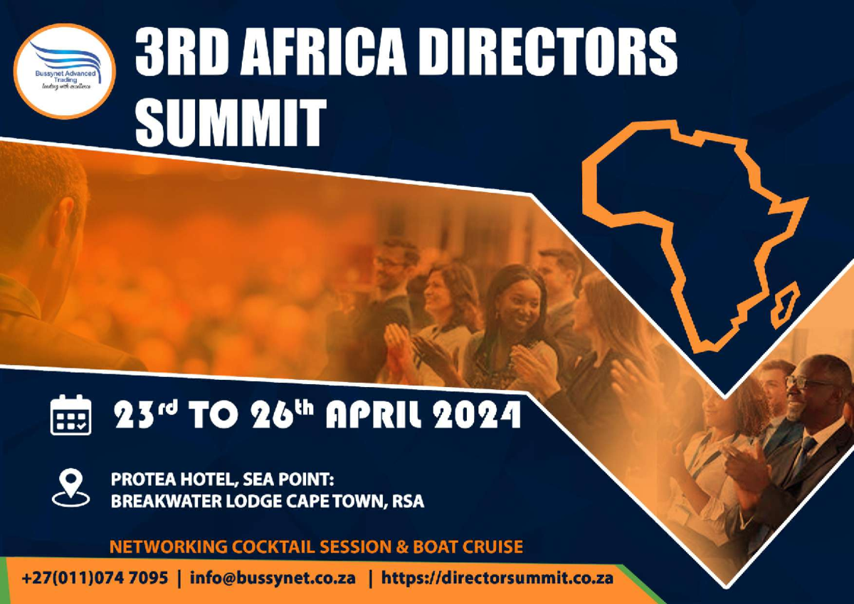 3RD Directors Summit Programme 202415 - 3RD AFRICA DIRECTORS SUMMIT TARGET AUDIENCE: Board ...