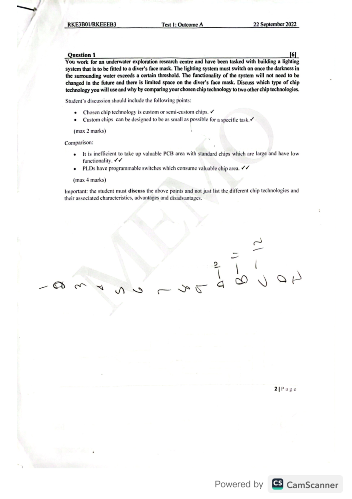 2022 A1 computer - Past papers - Test I: Outcome A 22 September 2022 ...
