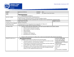 Grade 9 Natural Science Lesson PLAN Term 2 - NATURAL SCIENCES Gr. 9 ...