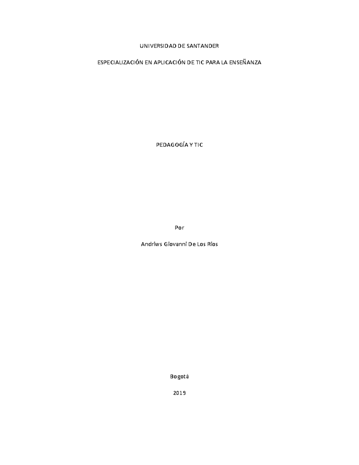 Andriws De Los Rios Actividad 3 Informe - Warning: TT: undefined function: 32 Warning: TT ...