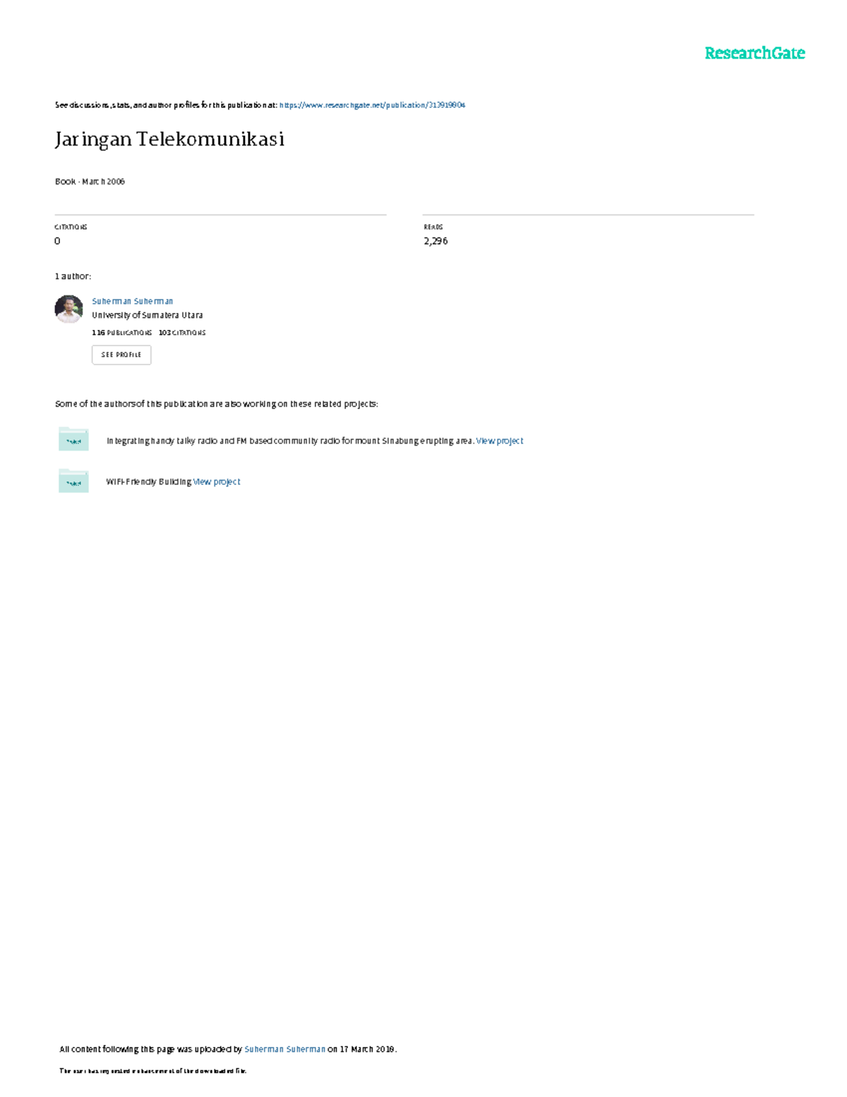 Jaringan-telekomunikasi - See discussions, stats, and author profiles ...
