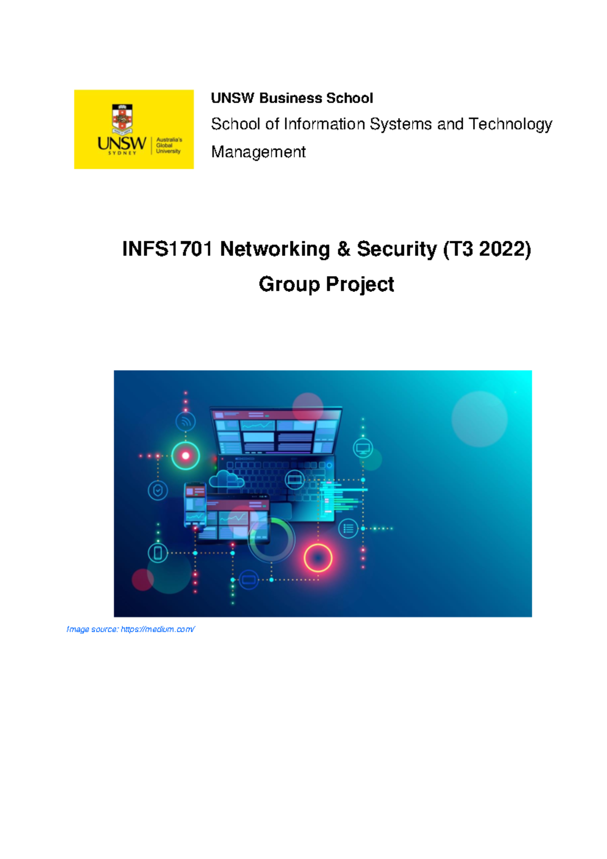 INFS1701 T3 2022 Group Project v2 - UNSW Business School School of ...