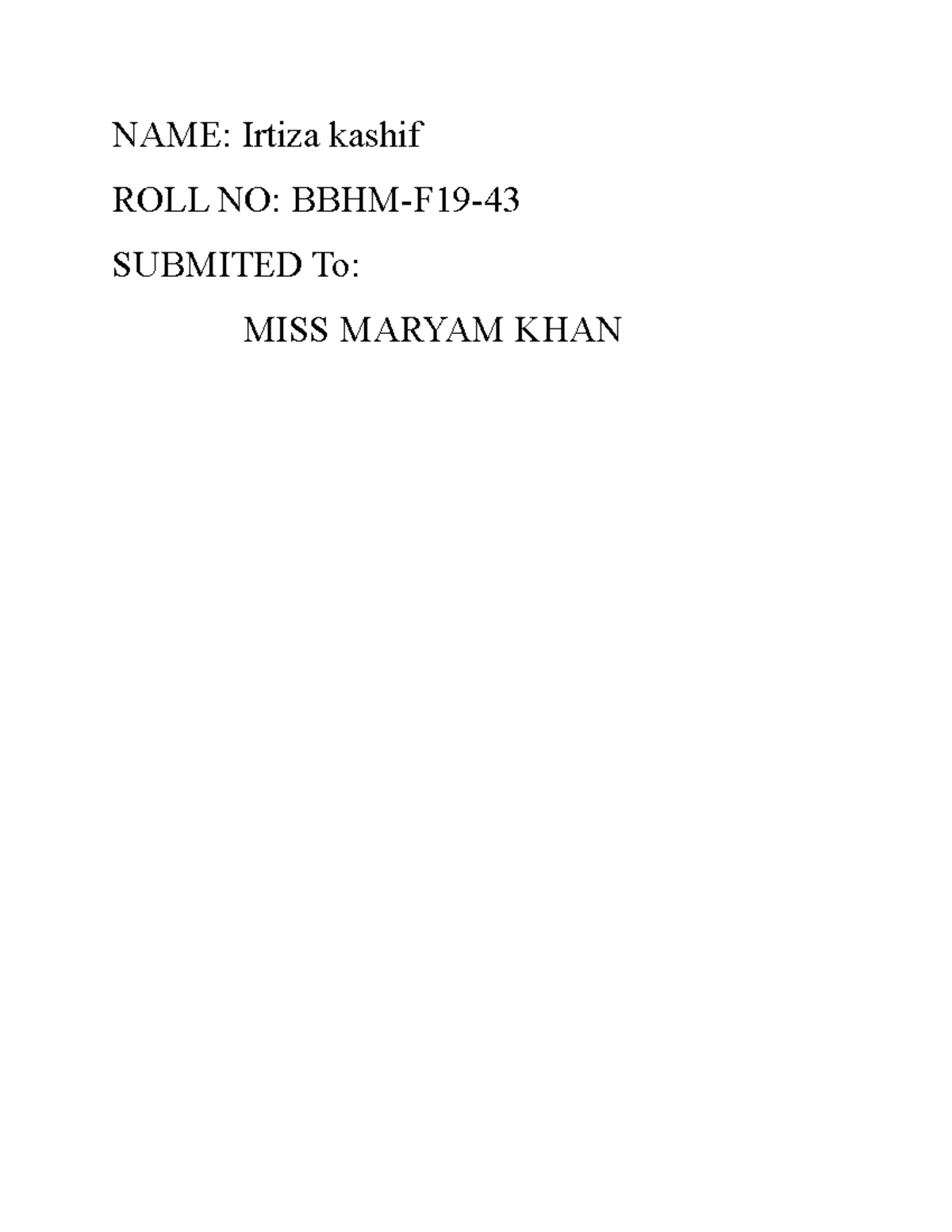 World bank functions - International finance Assignment - NAME: Irtiza ...