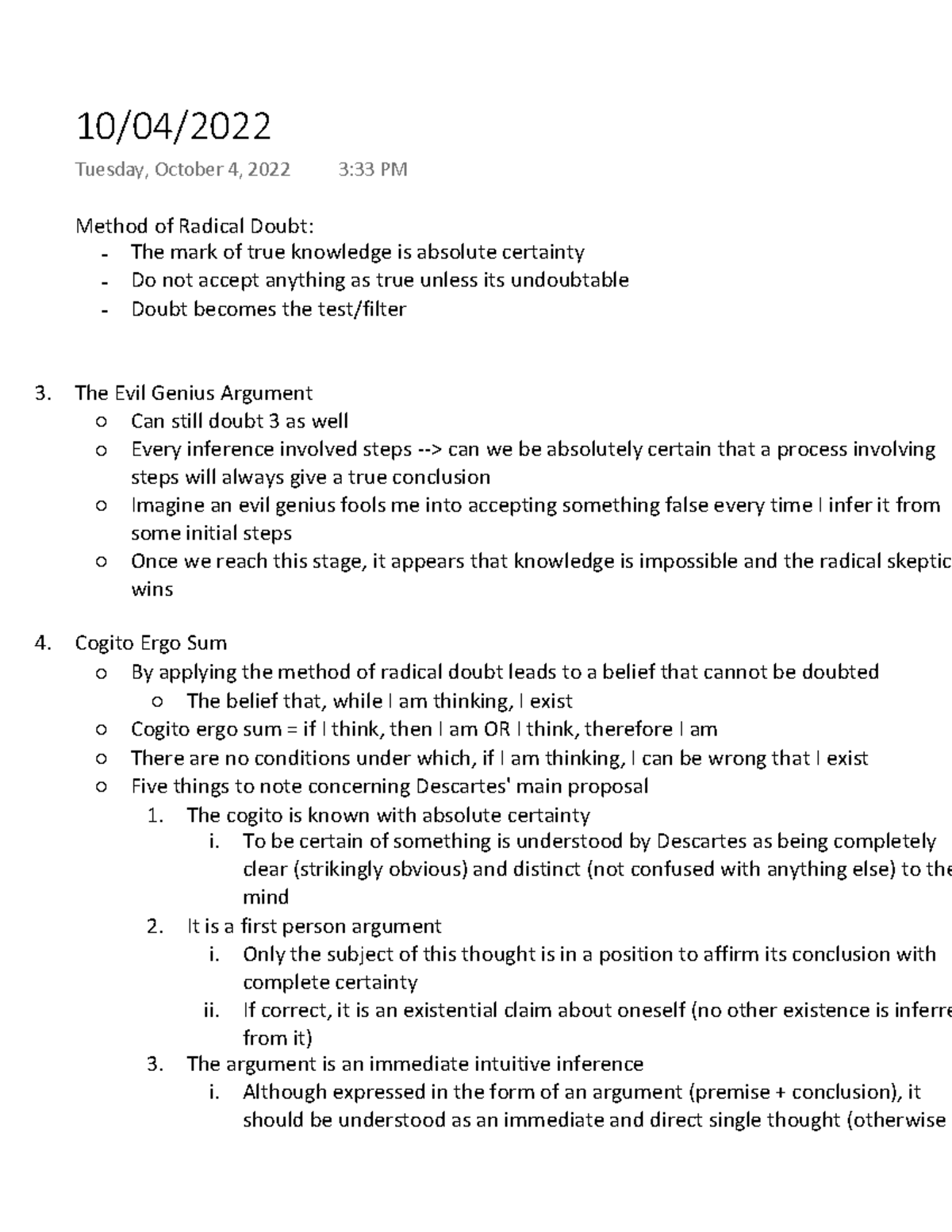 10042022 - Jesus Aguilar - Method of Radical Doubt: - The mark of true ...