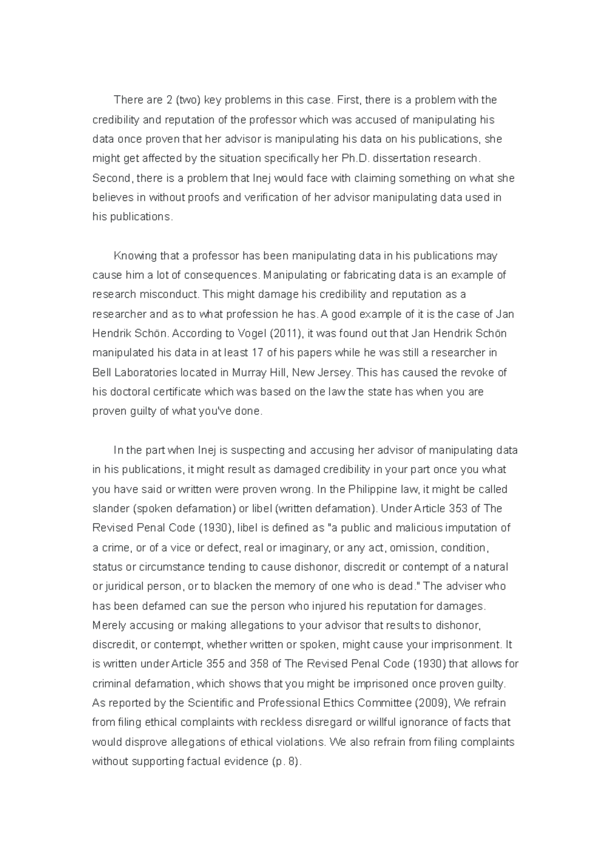 Abnormal Psychology Second Year Lab Activity 1 - There are 2 (two) key ...