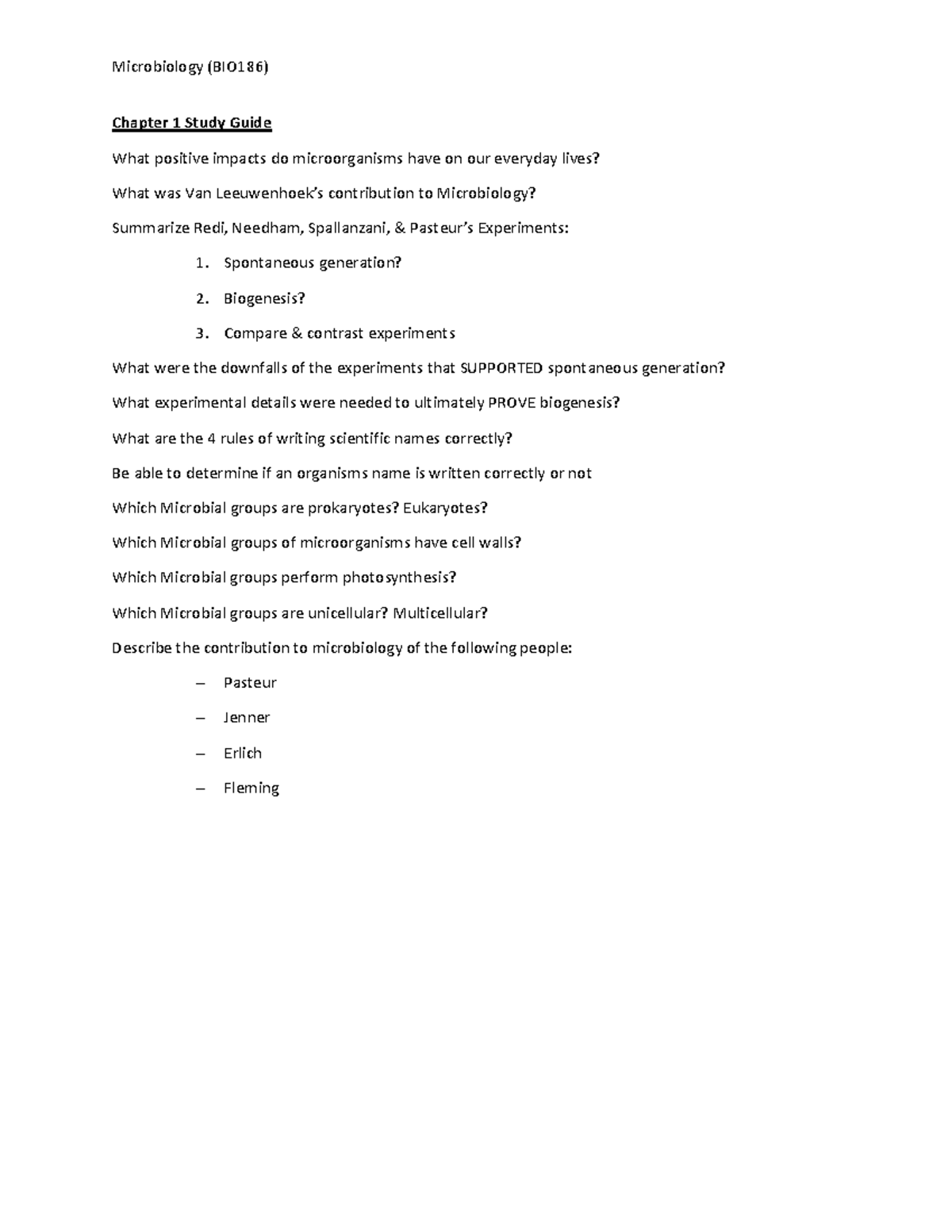 Chapter 1 Study Guide - Warning: TT: undefined function: 32 Warning: TT: undefined function: 32 ...
