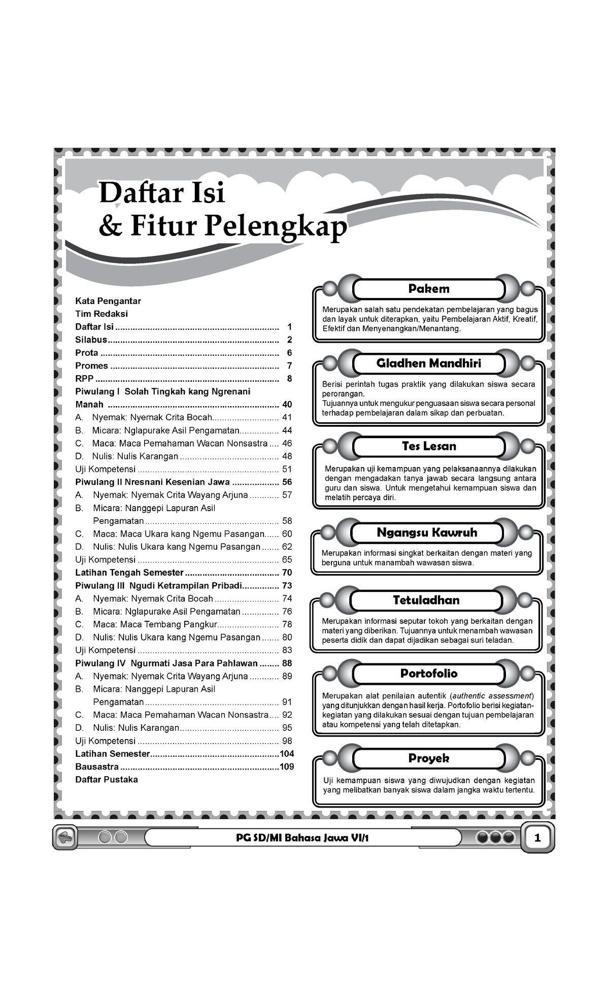Perangkat JAWA 6 - KL;SA - Ilmu Pendidikan - Studocu
