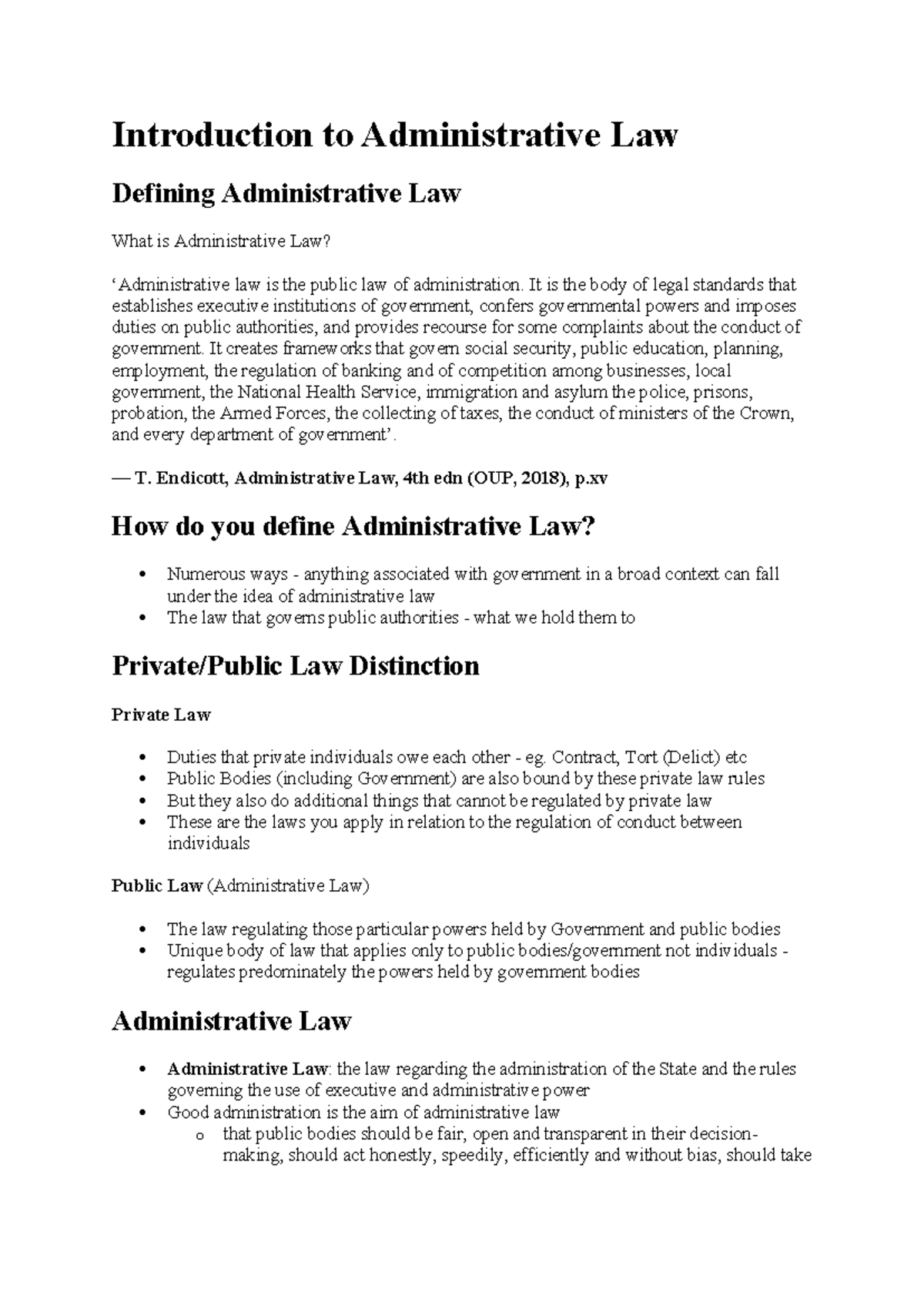 Introduction to Administrative Law - Introduction to Administrative Law ...