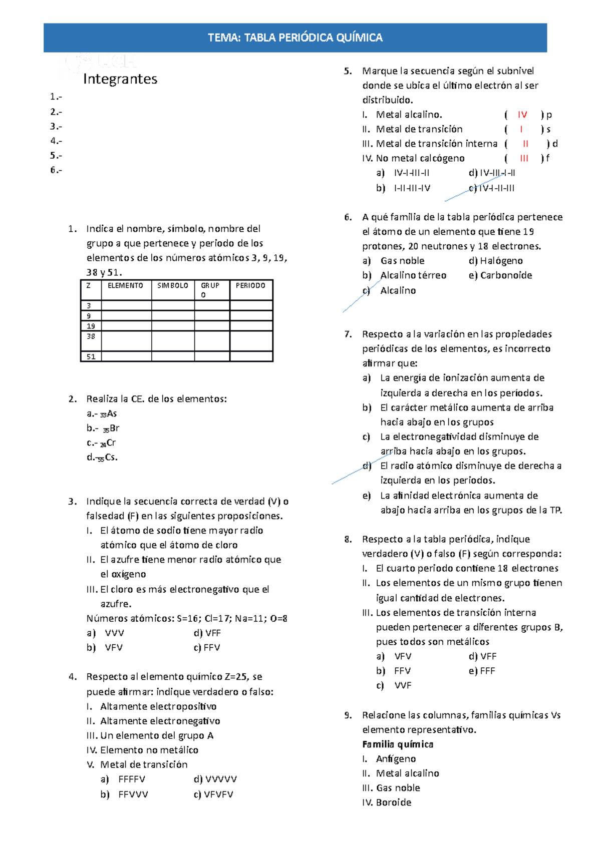 Actividad grupal semana 3LRP - Integrantes 1.- 2.- 3.- 4.- 5.- 6 ...