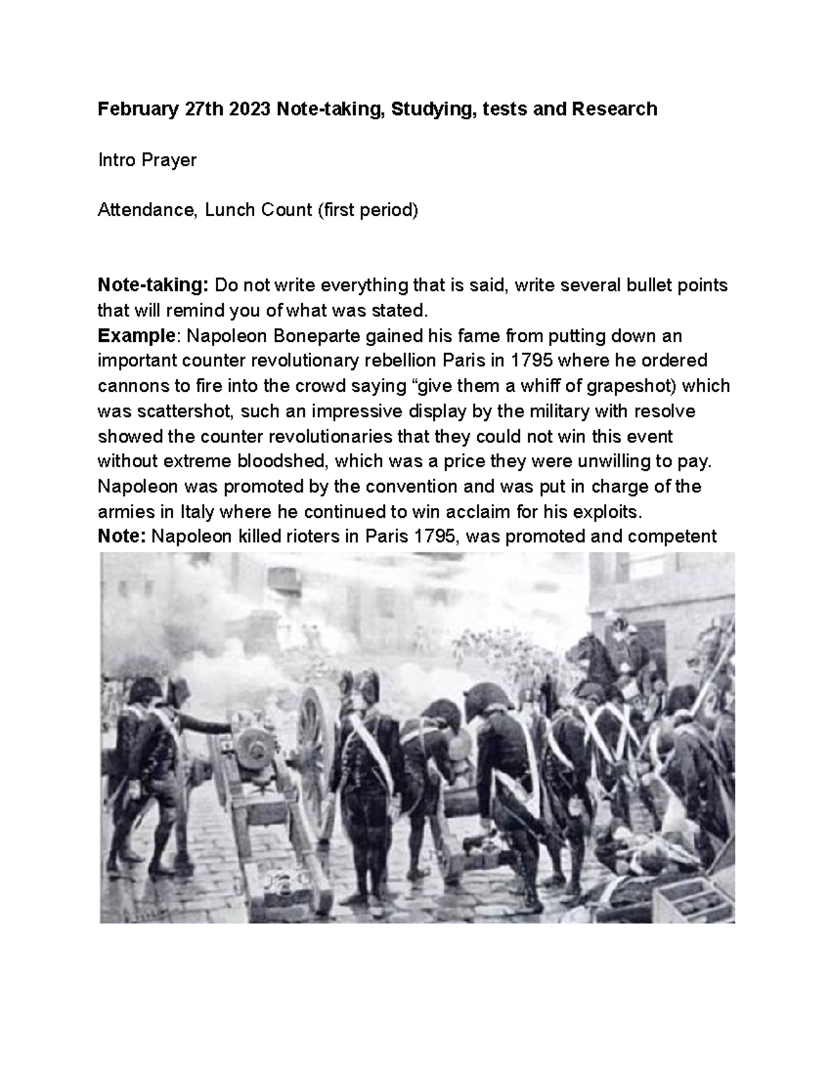 27 Feb-3 March World History - February 27th 2023 Note-taking, Studying ...