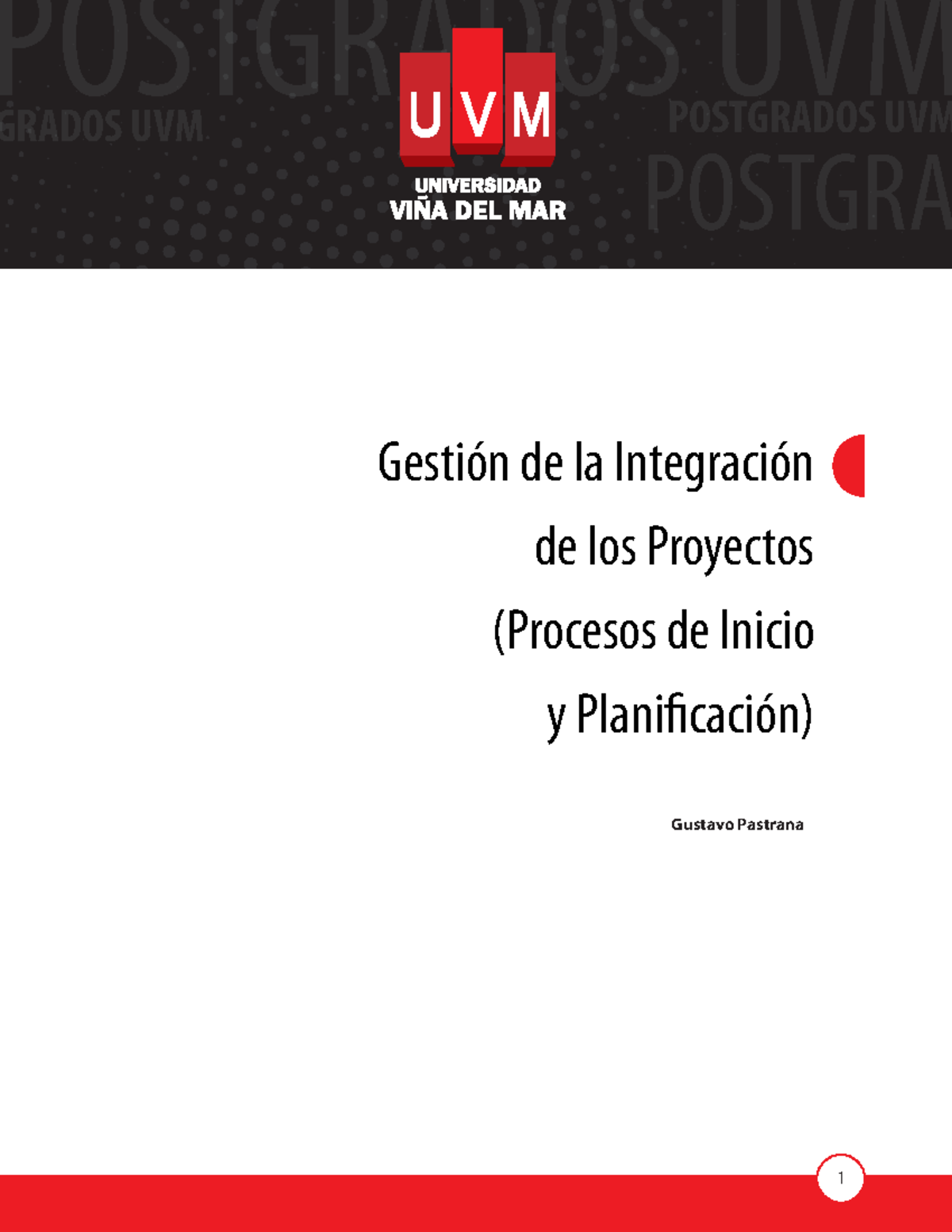 Clase de la semana 1 - GESTION PROYECTOS - POSTGRA UVM POSTGRADOS UVM ...