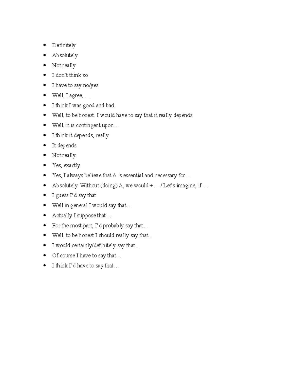 Part 1 - hgggt - Definitely Absolutely Not really I don’t think so I ...