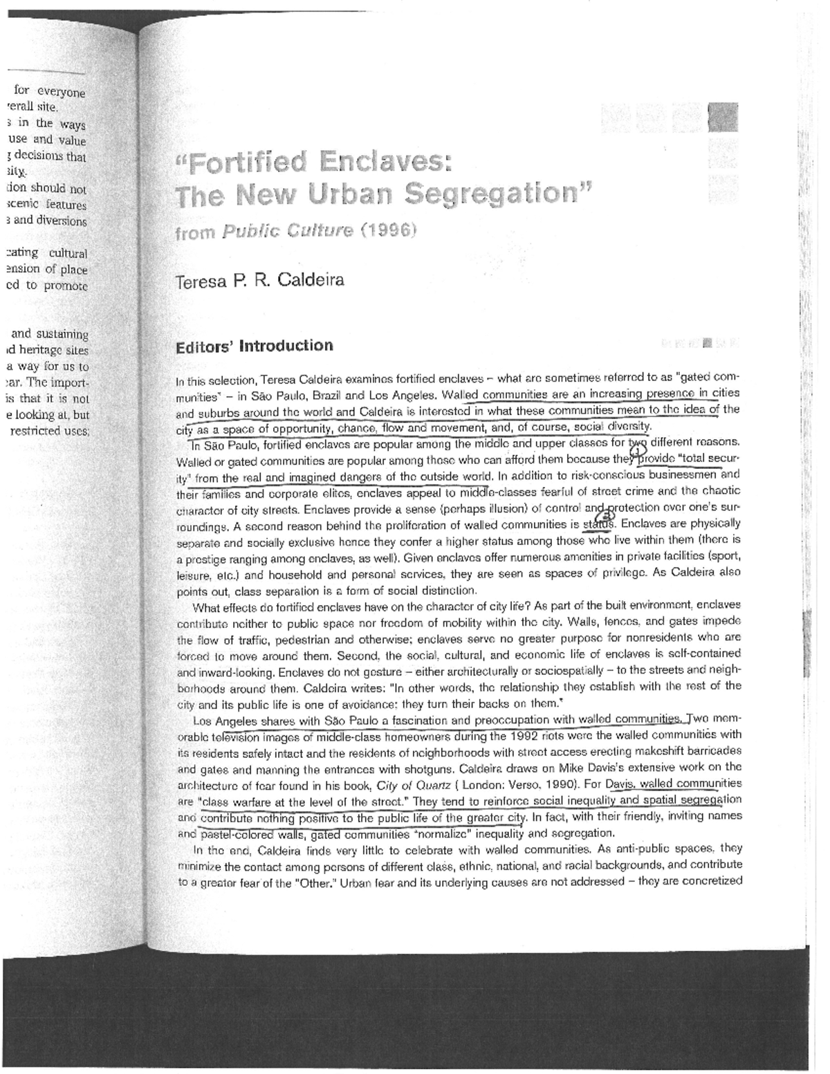 Fortified Enclaves The New Urban Segregation - for everyone site. 3 in ...