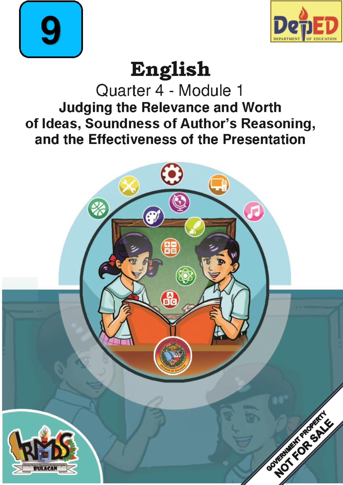 English 9 Q4 Module 1 - nbn - 9 English Quarter 4 - Module 1 Judging ...