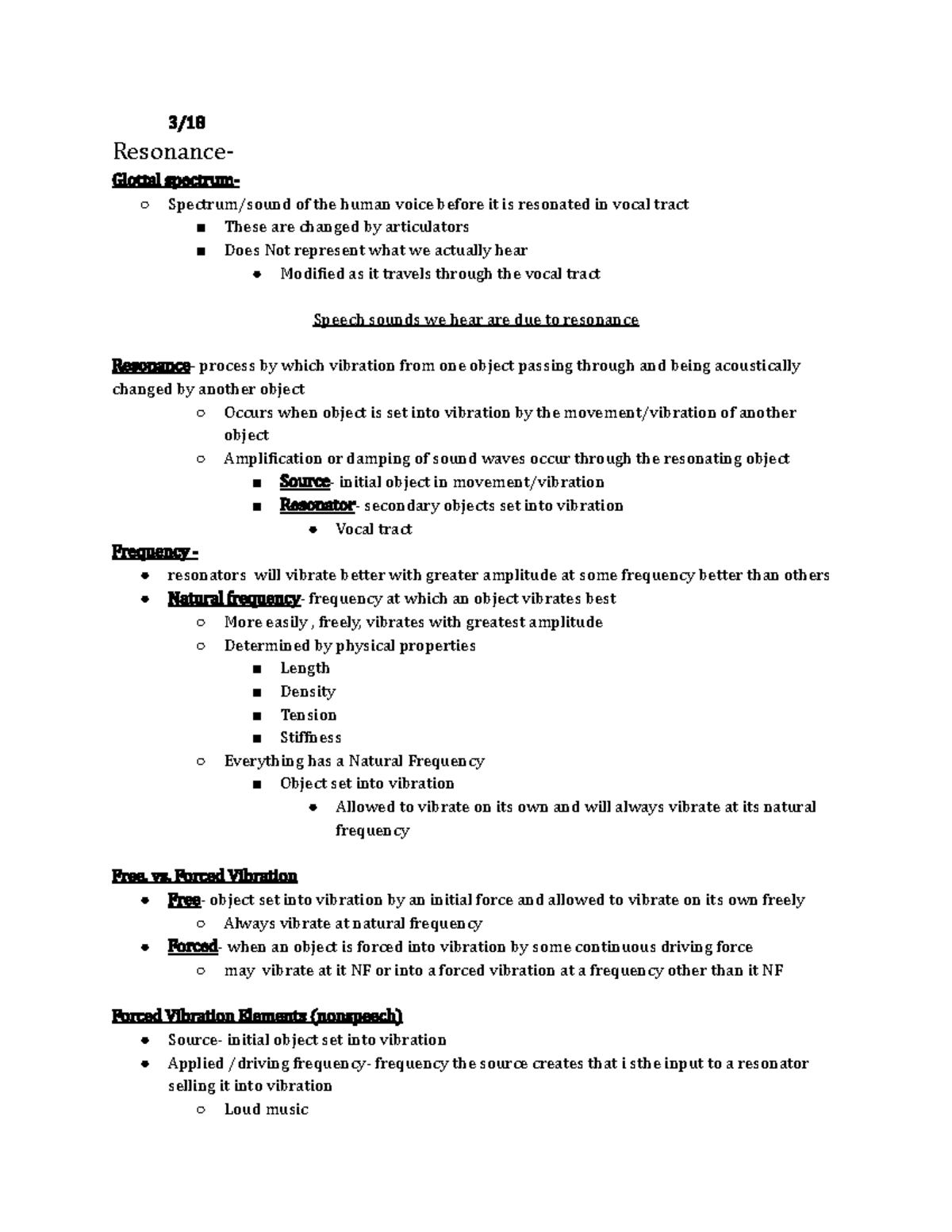 SHS UNIT 3 resonance - 3/ Resonance- Glottal spectrum- Spectrum/sound ...